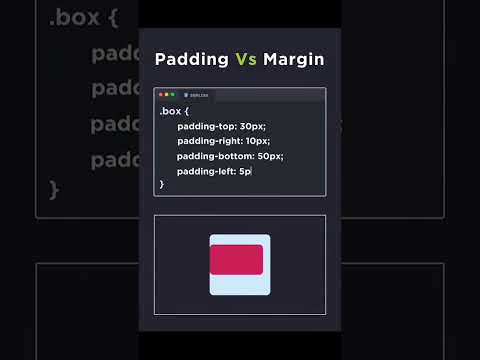 Padding vs Margin #html #css #webdevelopment #programming
