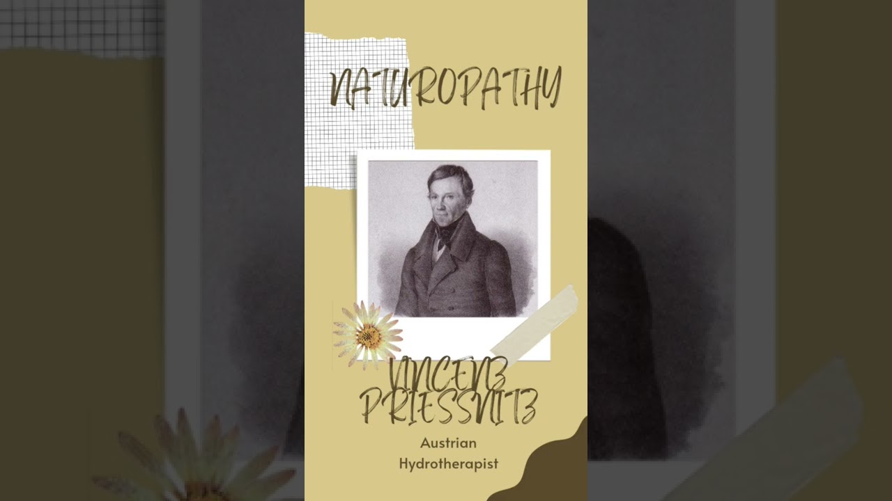 NATUROPATHY - VINCENZ PRIESSNITZ, Austrian Hydrotherapist #bnys #naturopathy #smmcnys #hydrotherapy