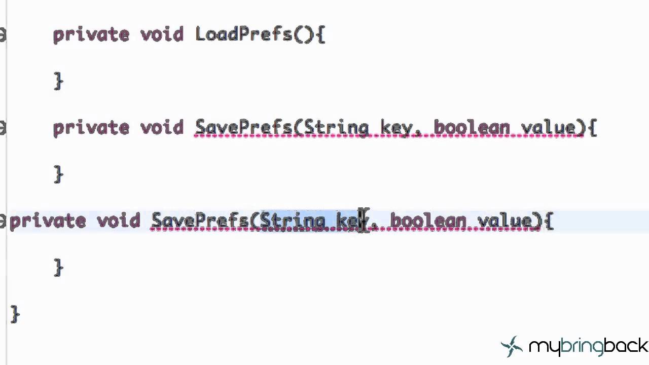 Android Tutorial 2 5   SharedPreferences & Settings