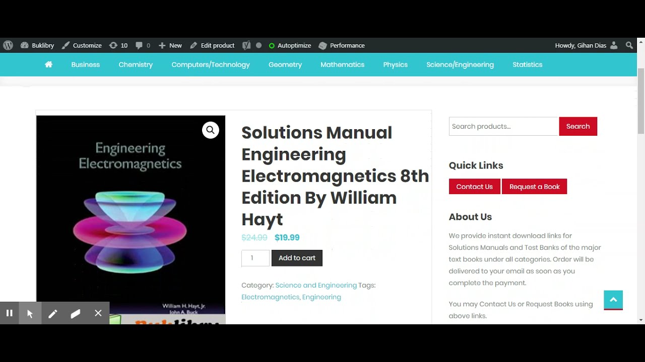 Solutions Manual Engineering Electromagnetics 8th edition by William Hayt