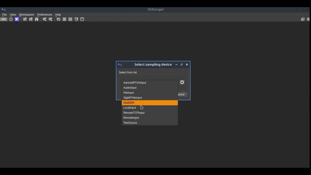 SDRAngel I/Q File Playback