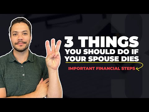 3 Things You Should Do After Your Spouse Dies