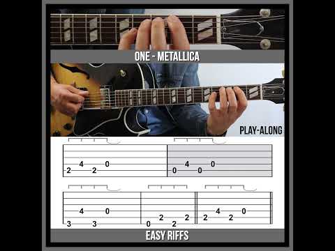Easy Guitar Riffs - One (TAB) - Metallica