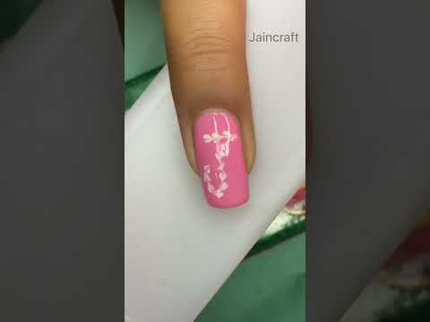 J letter nail art tutorial design #nailart #jaincraft #shorts