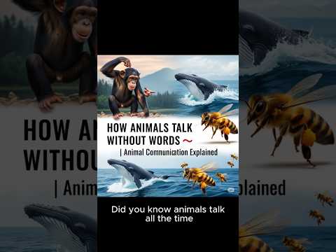 How Animals Talk Without Words 🐒🐳🐝 | Animal Communication Explained