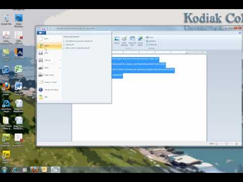 Using WordPad to edit, save and print