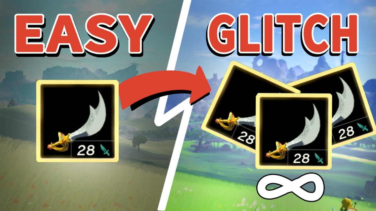 EASIEST and QUICKEST Weapon Duplication Glitch - TotK