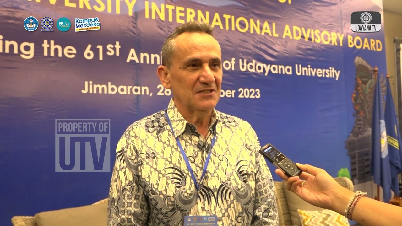 Wawancara Ketua IAB pada The 2nd Annual Meeting International Advisory Board