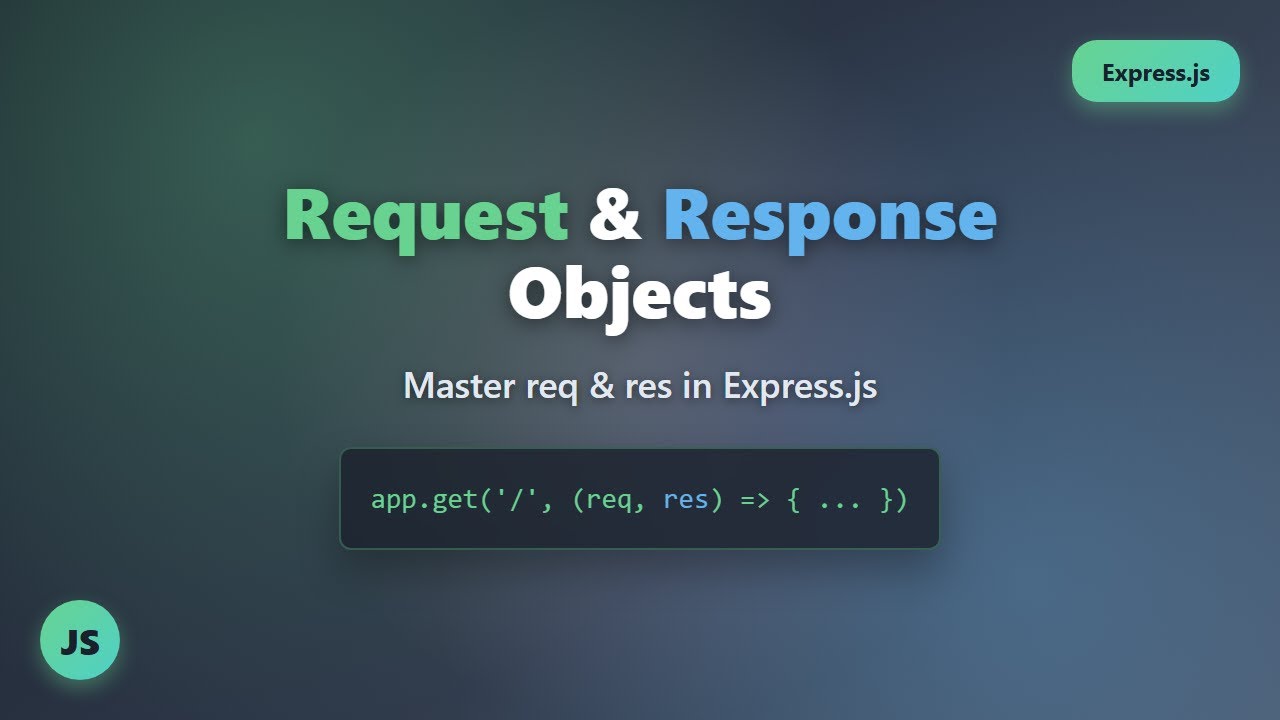 Express.js Request & Response Objects Explained for Beginners (req, res)