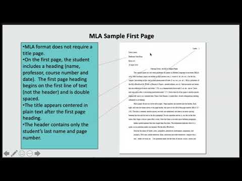 MLA Format and Documentation