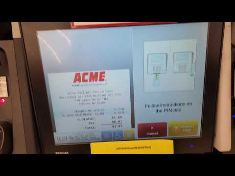 Toshiba Self Check Out at Acme Sav-On #7931, 100 RT. 168 & Nicholson Road, Mt. Ephraim NJ