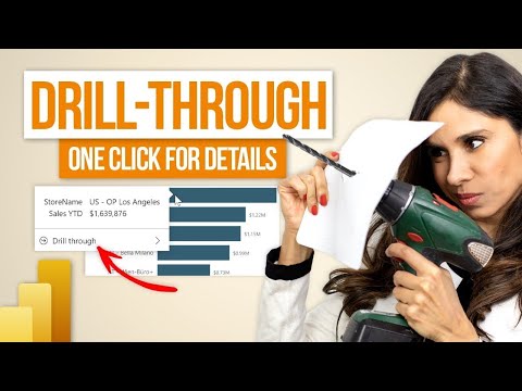 How to use Drill Through in Power BI. ๐ ONE click from chart to details