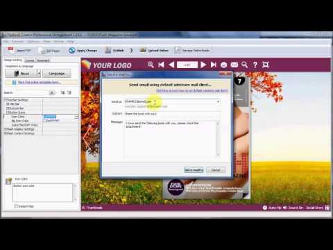 How to email flipbook and have it run by clicking the icon | FlipBook Creator