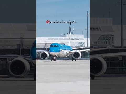 KLM Airlines Embraer 195-E2 Holiday Dream Tour departure π«π #munich #aviation #airport