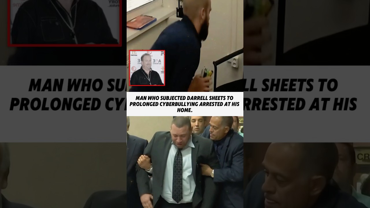 The man who cyberbullied Darrell Sheets was arrested at his home. #darrellsheets#truecrime#news