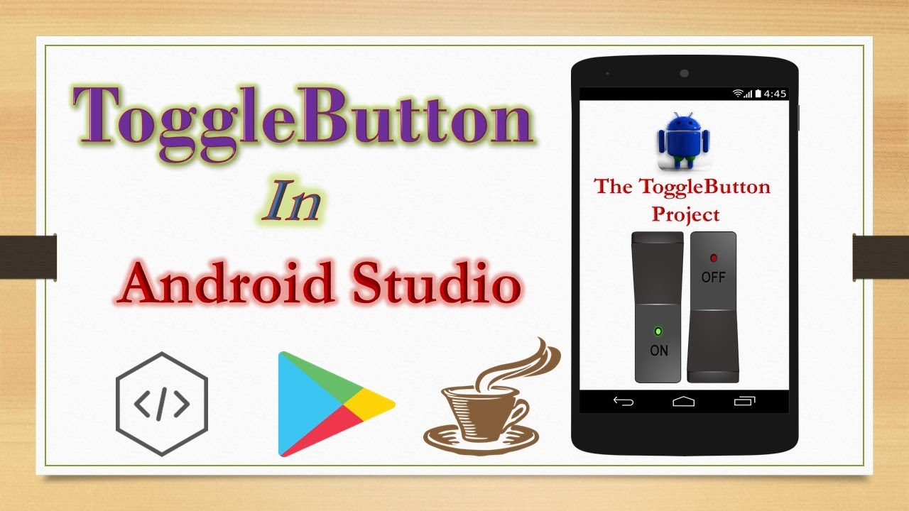 ToggleButton In Android Studio. In Marathi.#android #java