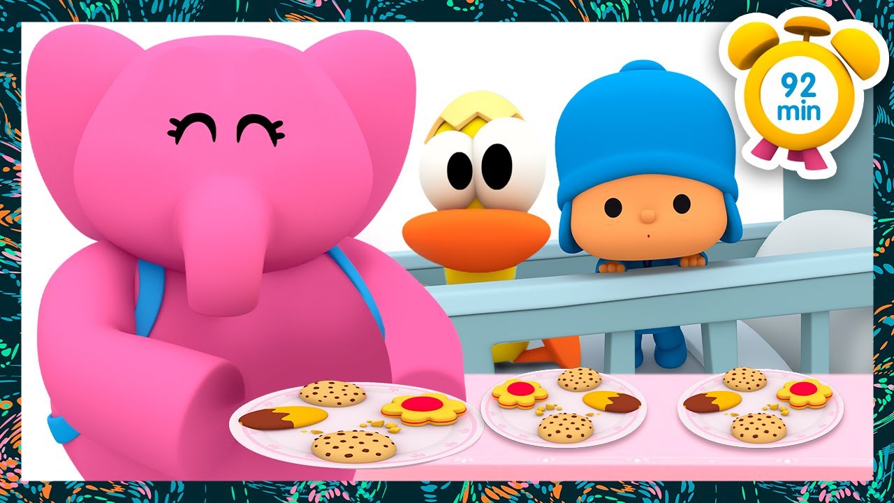 🍪 POCOYO ENGLISH - Elly's Chocolate Chip Cookies [92 min] Full Episodes |VIDEOS & CARTOONS for KIDS