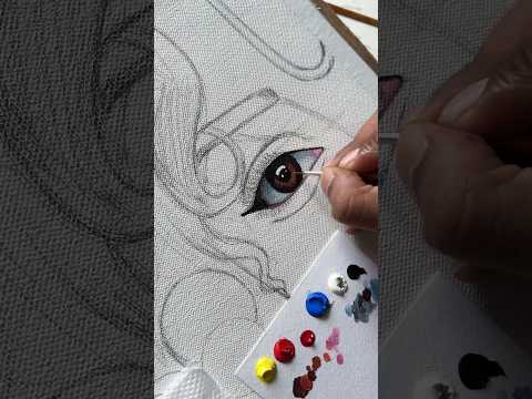 Drawing most beautiful eyes ????#krishna #radhakrishna #drawing #viralvideo #painting