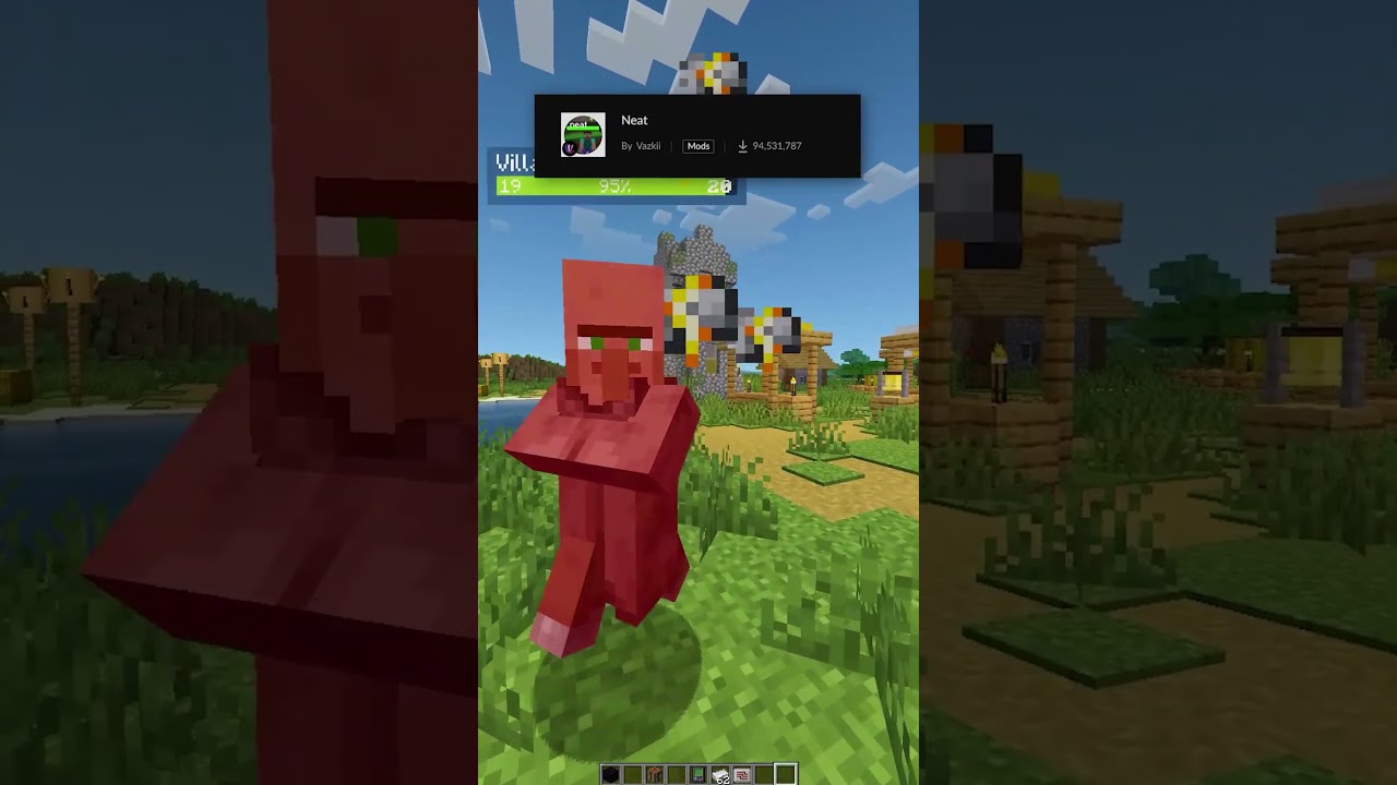 Minecraft BEST Minecraft HUD Mods #shorts