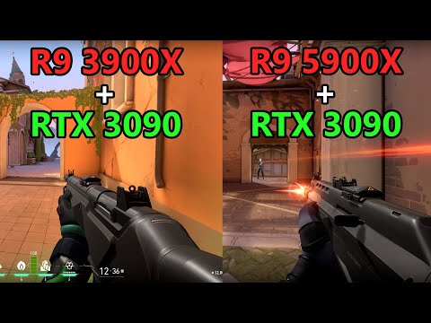 Ryzen 9 3900x vs Ryzen 9 5900x + rtx 3090 - 10 Games tested on 1440P