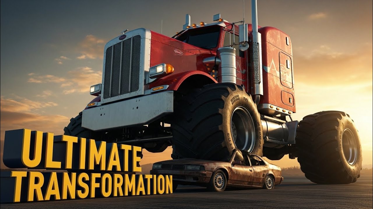 Transforming a Junk Peterbilt 379 into OPTIMUS PRIME! 🚛🔥