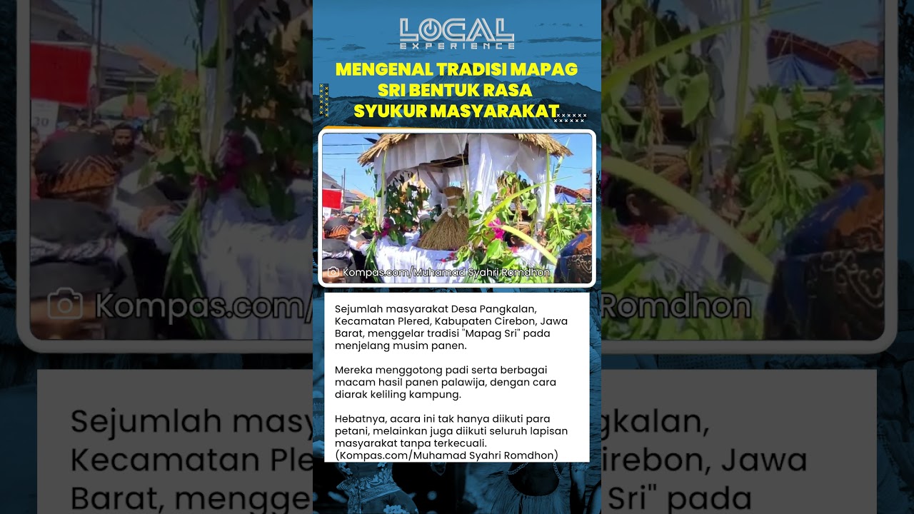 Tradisi Mapag Sri di Cirebon Arak Padi dan Hasil Panen, Melibatkan ...