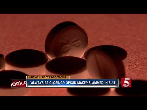 Lawsuit Says Opioid Maker Trained Staff Using Movie About 'Aggressive,' 'Deceptive' Salesmen