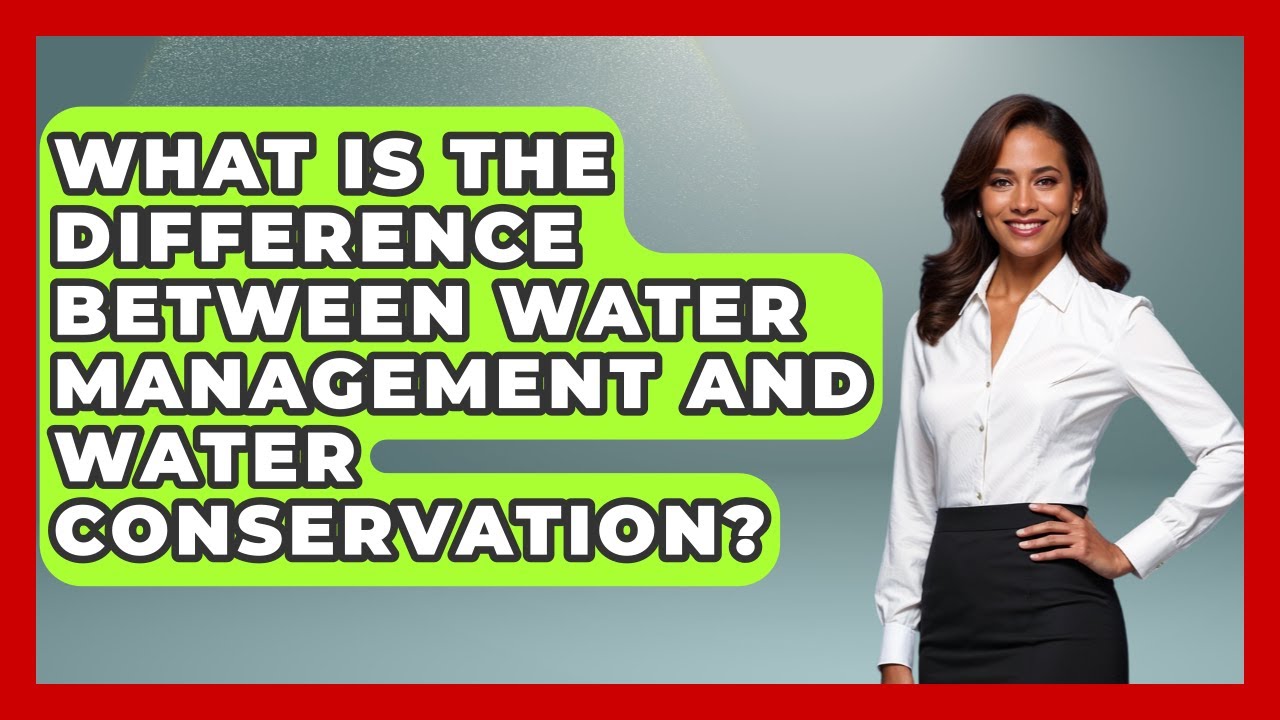 What Is the Difference Between Water Management and Water Conservation?