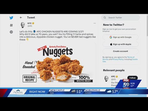 Guess whatβs coming to KFC menus nationwide