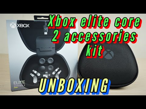 Unboxing Xbox elite core 2 controller accessories kit