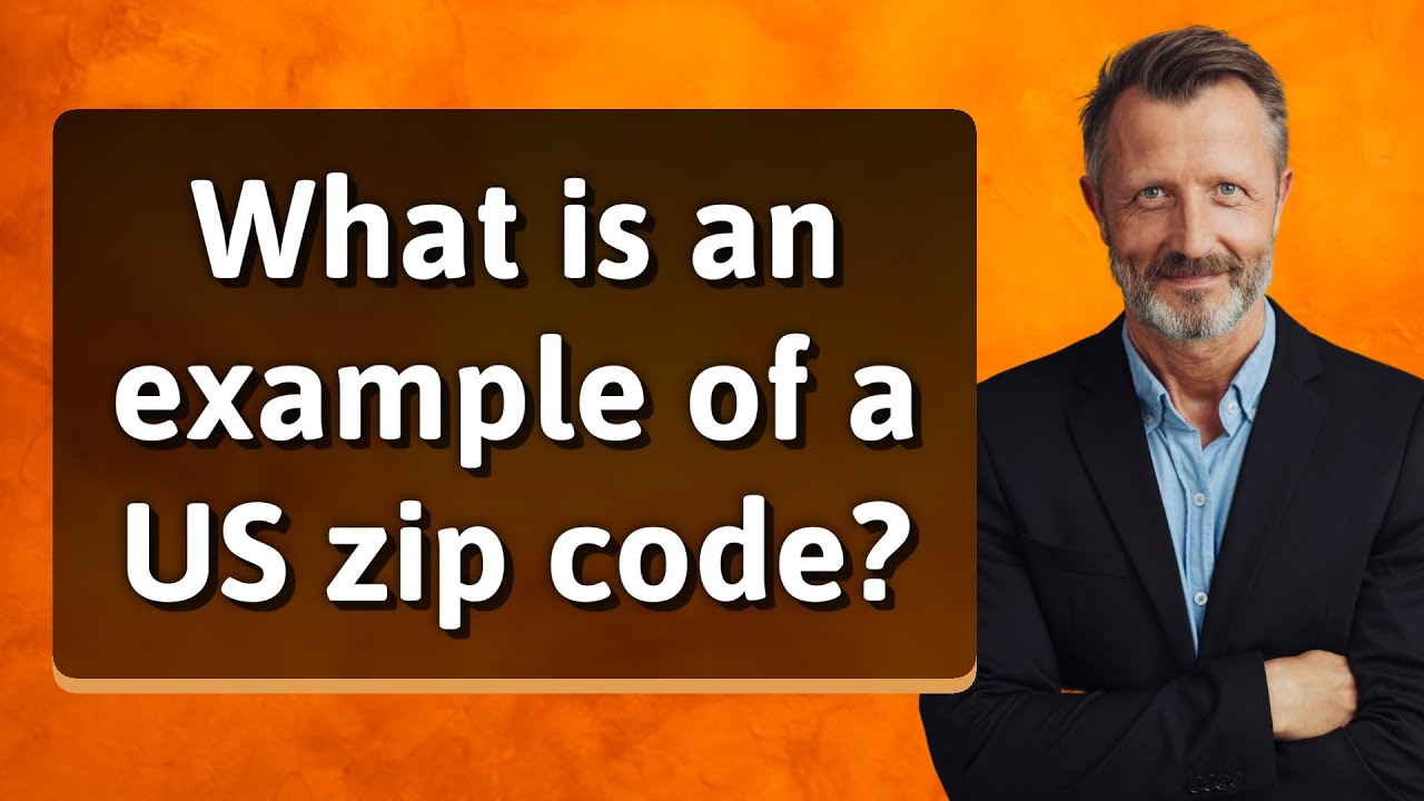 What is an example of a US zip code?