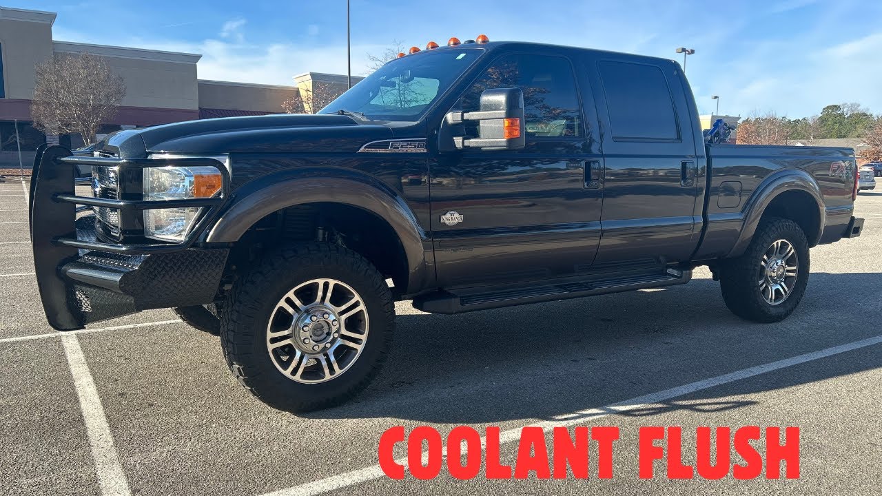 2011-2024 Ford 6.7L Powerstroke Diesel How to do a COOLANT FLUSH