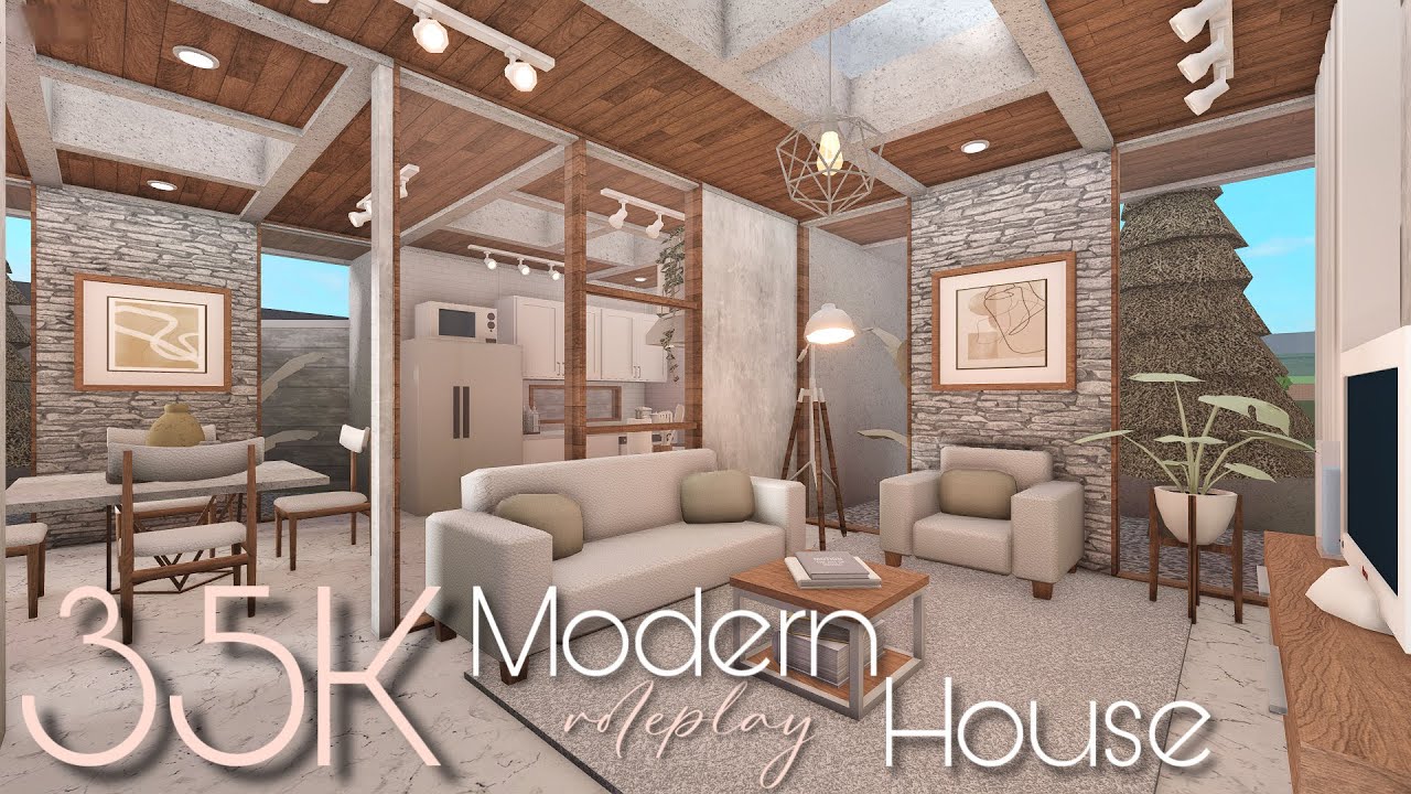 BLOXBURG: 35K MODERN ROLEPLAY HOUSE | NO-GAMEPASS