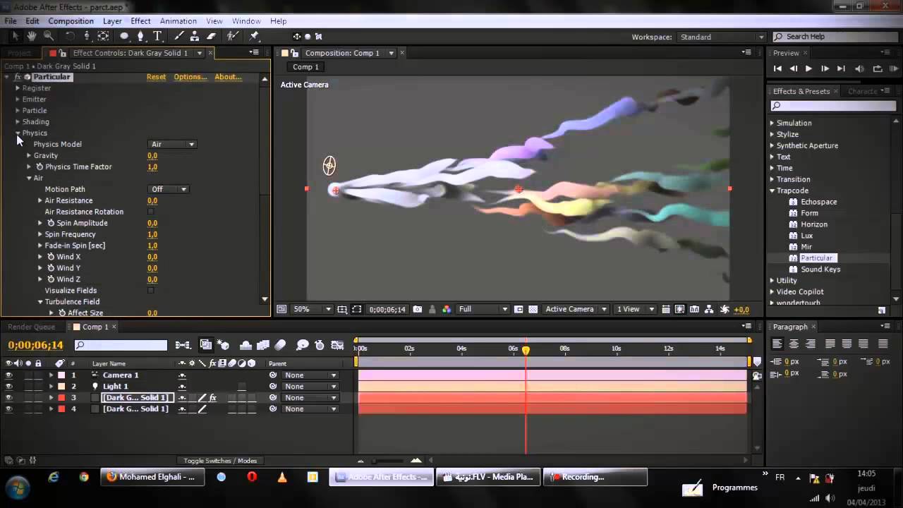 trapcode particular shading tutorial