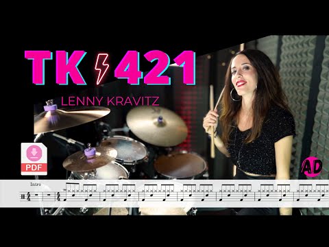 TK421 - Lenny Kravitz - Drum Cover (Drum Score)
