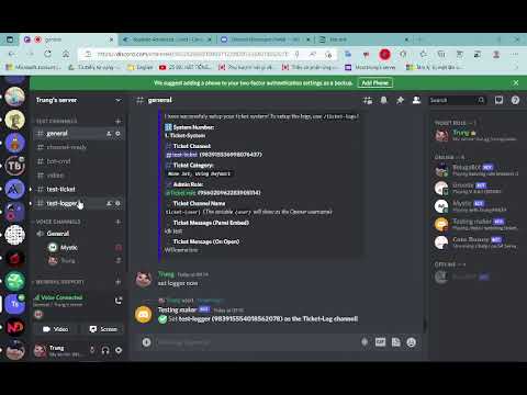 How to make Advanced Ticket System bot | No coding :)