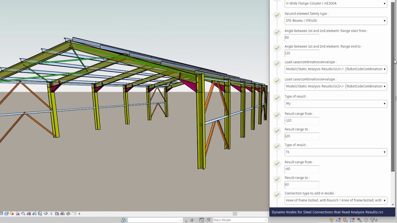 Revit 2020.2 | What's New: Dynamo Nodes for Structural Analysis