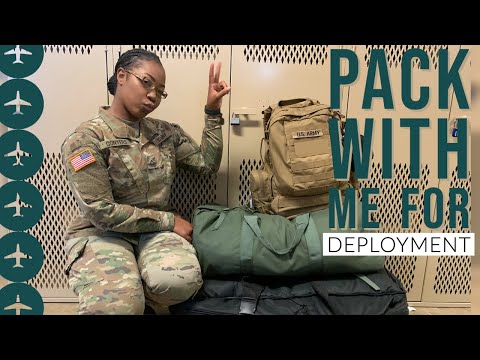 PACK WITH ME FOR DEPLOYMENT| Female Soldier Edition