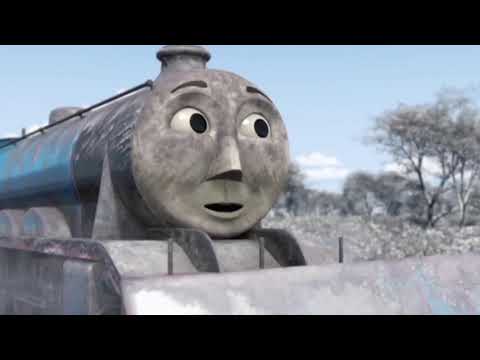 THE SNOW TRACKS RUNAWAY BOULDER SCENE WITH DIFFERENT MUSIC