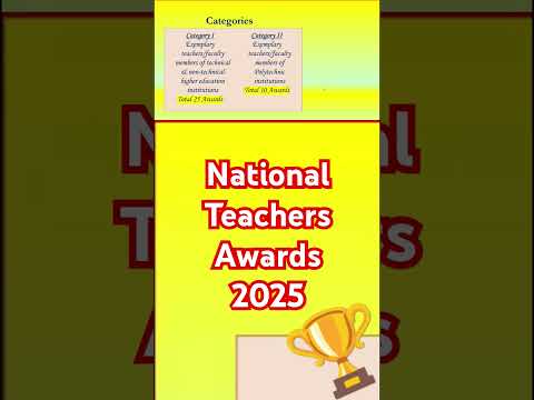 NTA 2025; Categories & Awards