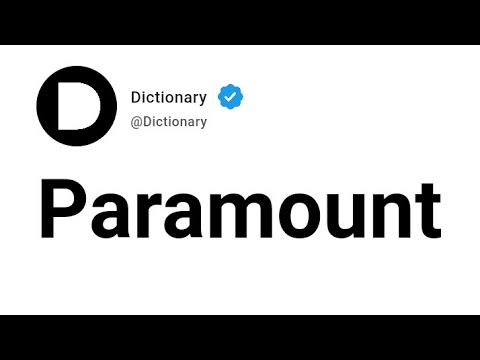 Paramount Meaning In English