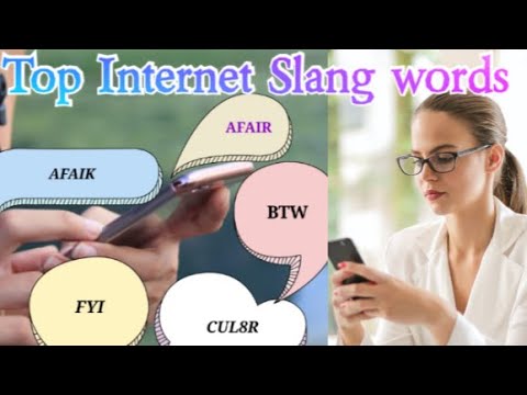 Top internet slang words II | Abbreviations and acronyms | Learnenglishwithbharathi | Spoken English