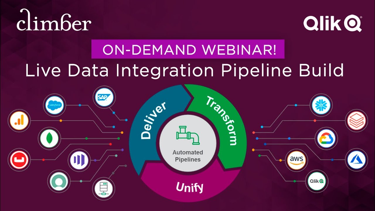 Build Comprehensive Data Integration Pipelines with Qlik Cloud