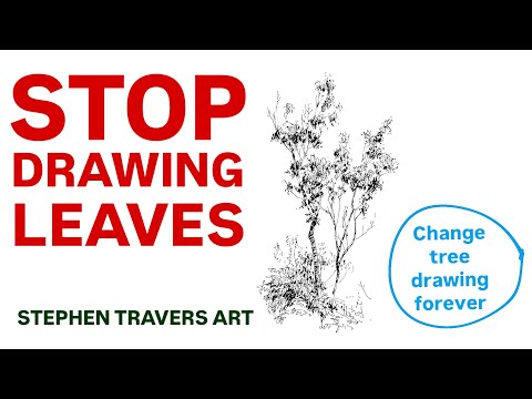Technique to Make Tree Drawing EASY!