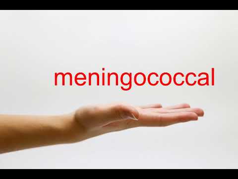 How to Pronounce meningococcal - American English