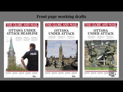 Canada Q&A: The Globe's David Walmsley and Devin Slater explain what makes a good front page
