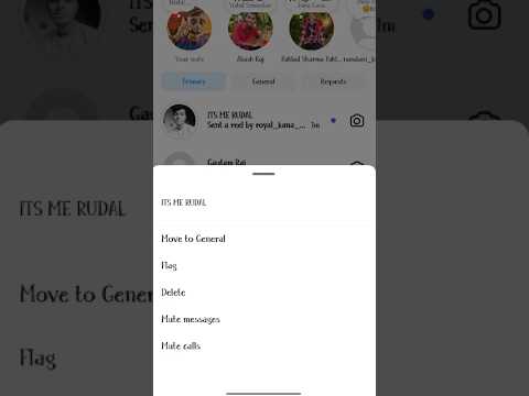 trick insta message primary and general option 2024 and Instagram professional account 🤟