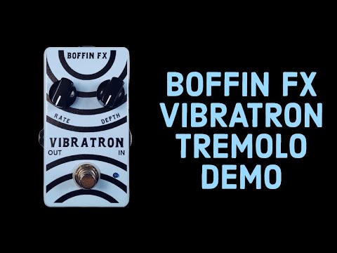 Boffin FX Vibratron Tremolo Guitar Effects Pedal | Reverb