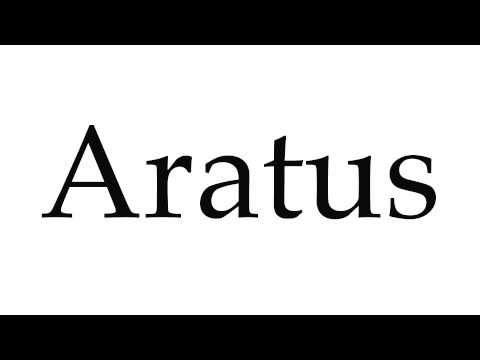 How to Pronounce Aratus