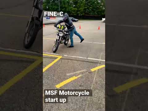 MSF BRC day 1 using FINE-C for motorcycle start up
